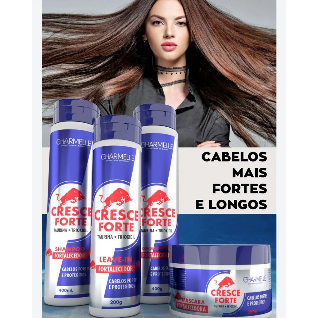 Kit 4 Prod Charmelle Cresce Forte// | Shopee Brasil