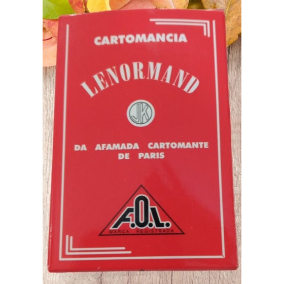Baralho cigano plastificado F.O.L. original Lenormand | Shopee Brasil