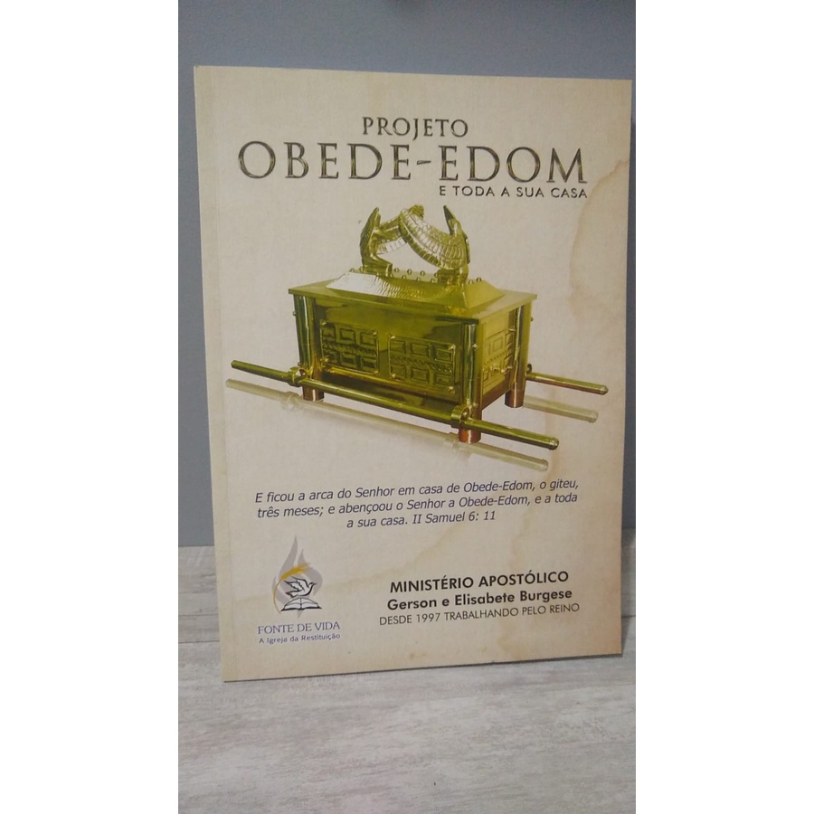 Projeto - Obede - Edom - Apostila Ministério Apostólico Gerson Burgese ...