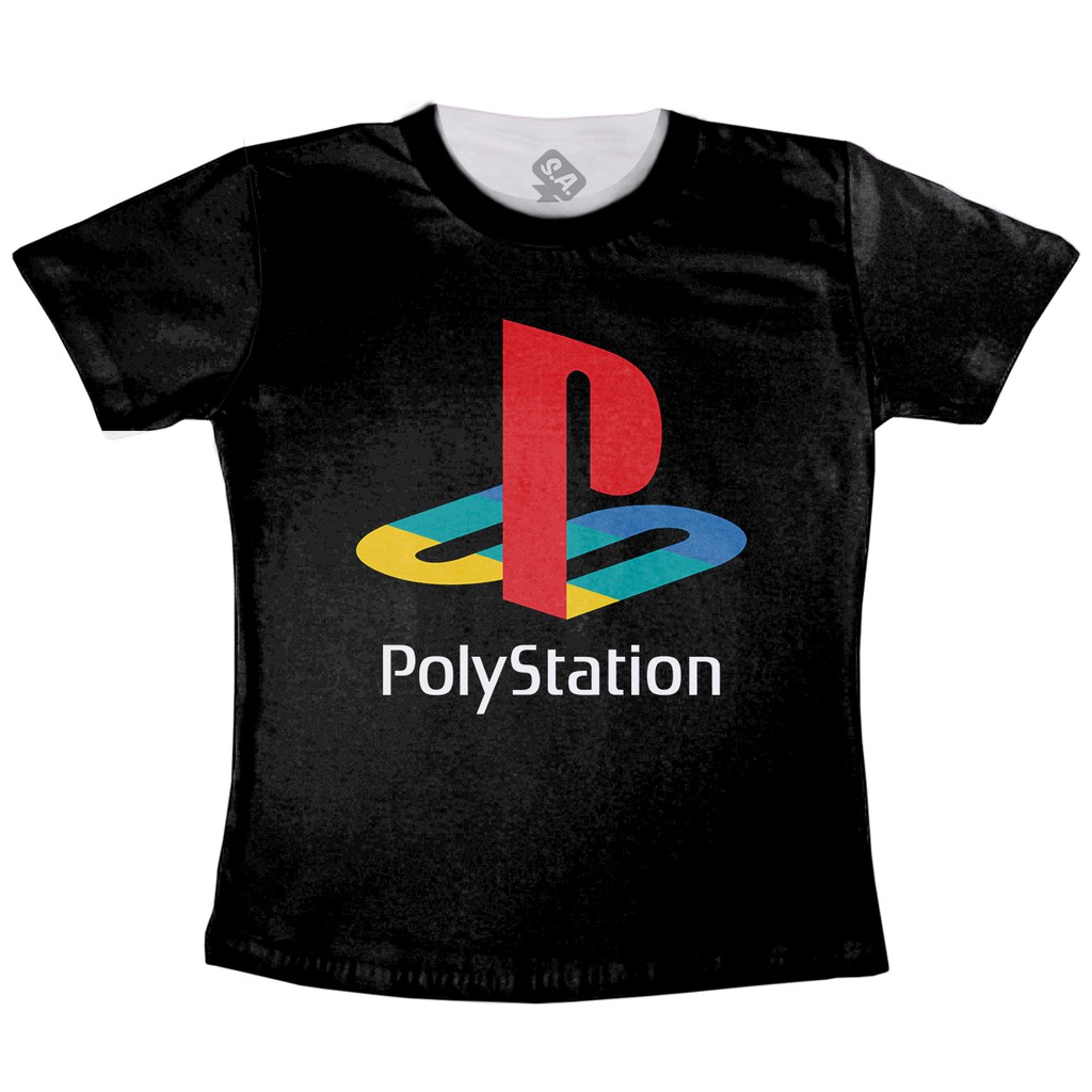Camiseta Video Game Polystation | Shopee Brasil