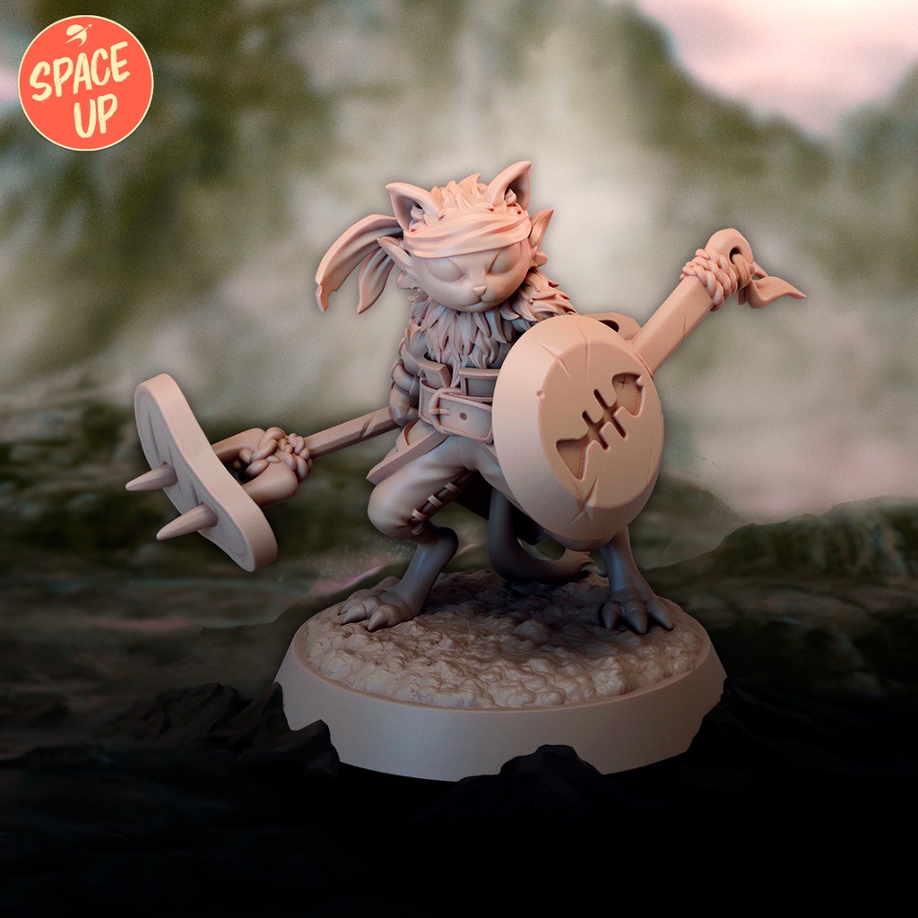 Miniaturas para RPG Gatos Guerreiros Magos e Ladinos Coleção Savage ...