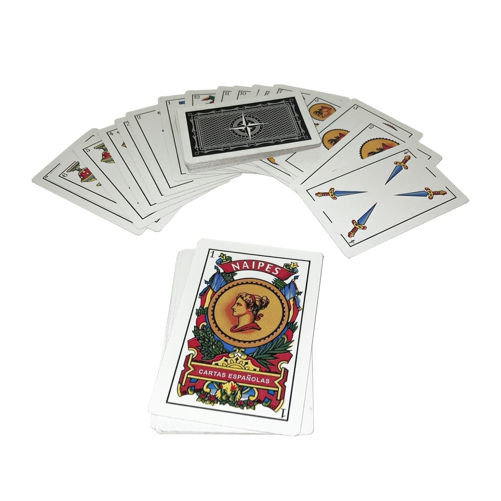 Baralho Espanhol Unitário 50 Cartas | Shopee Brasil