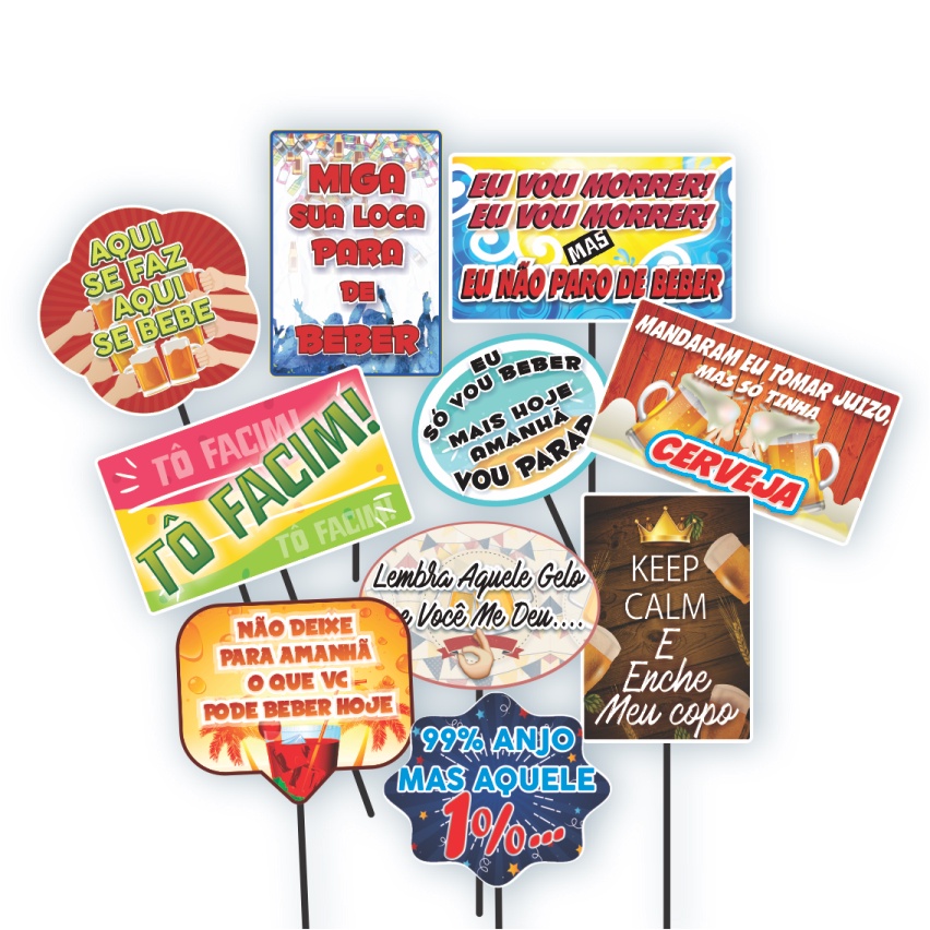 10 Placas Paquinhas Divertidas para Foto Festa do Boteco | Shopee Brasil 10 Placas Paquinhas Divertidas para Foto Festa do Boteco | Shopee Brasil