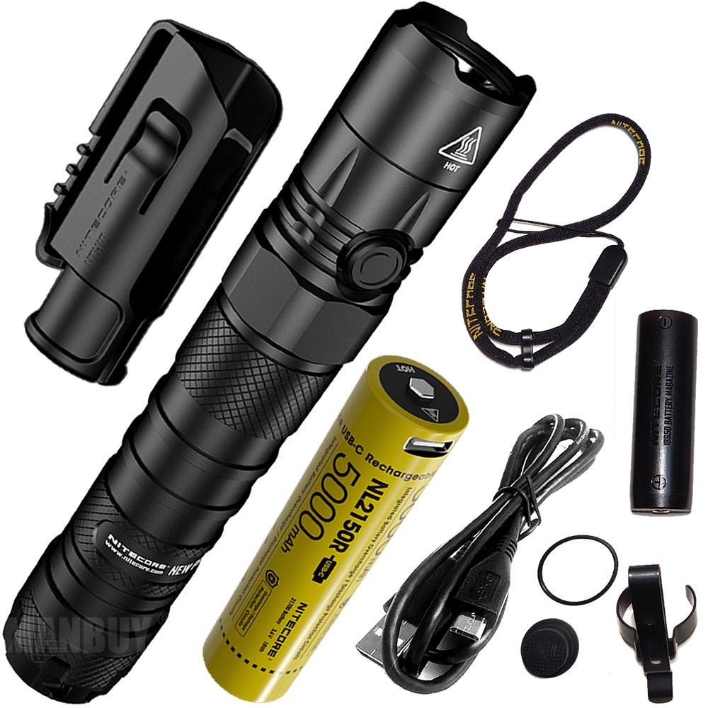 Nitecore Novo P12 5000mah Bateria Recarregável Usb Coldre Rápido ...