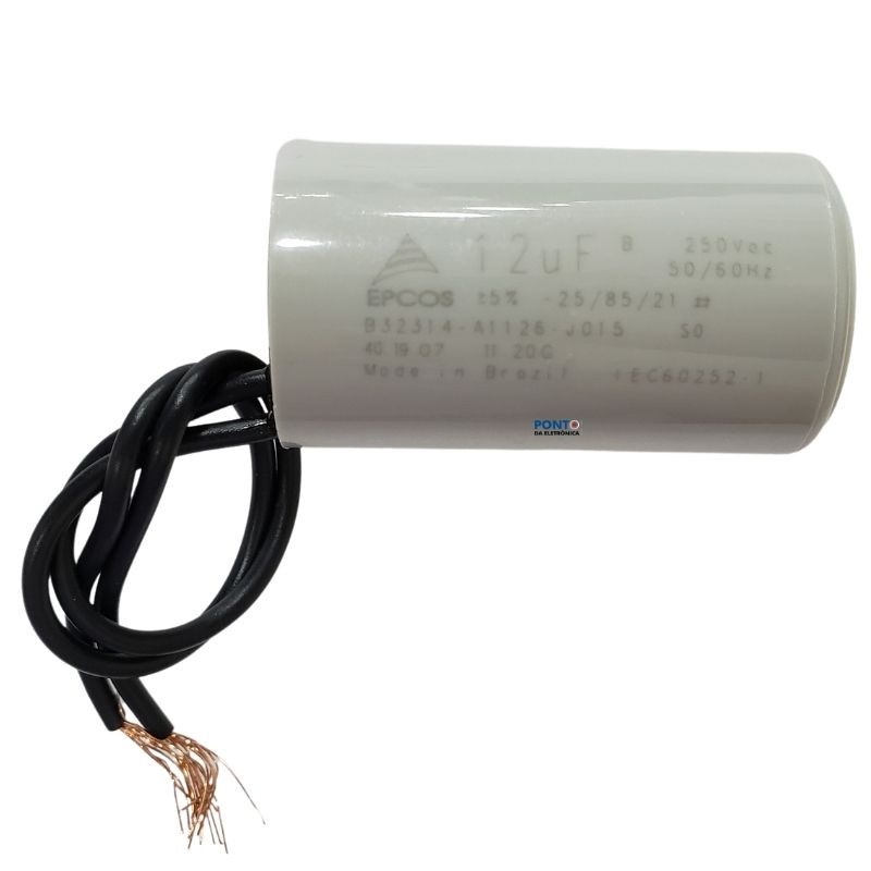 Capacitor ppm 12uf-250v | Shopee Brasil