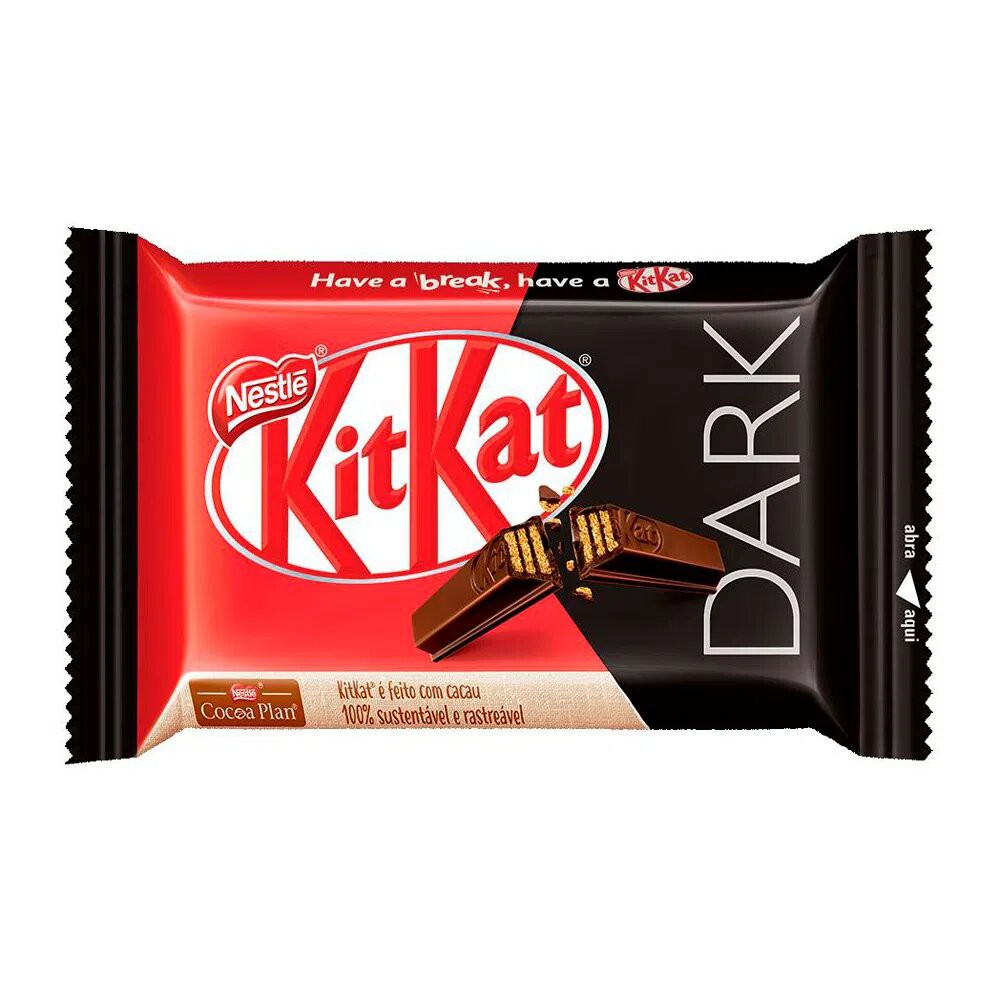 Chocolate Nestlé Kit Kat Dark 41g | Shopee Brasil
