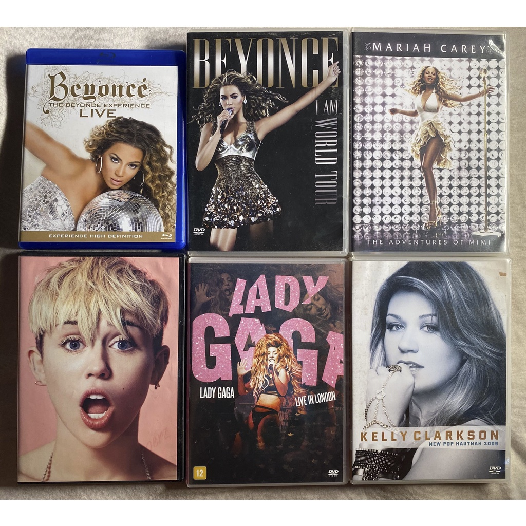 DVD Original de Show: Miley Cyrus, Beyoncé, Lady Gaga, Mariah Carey e ...