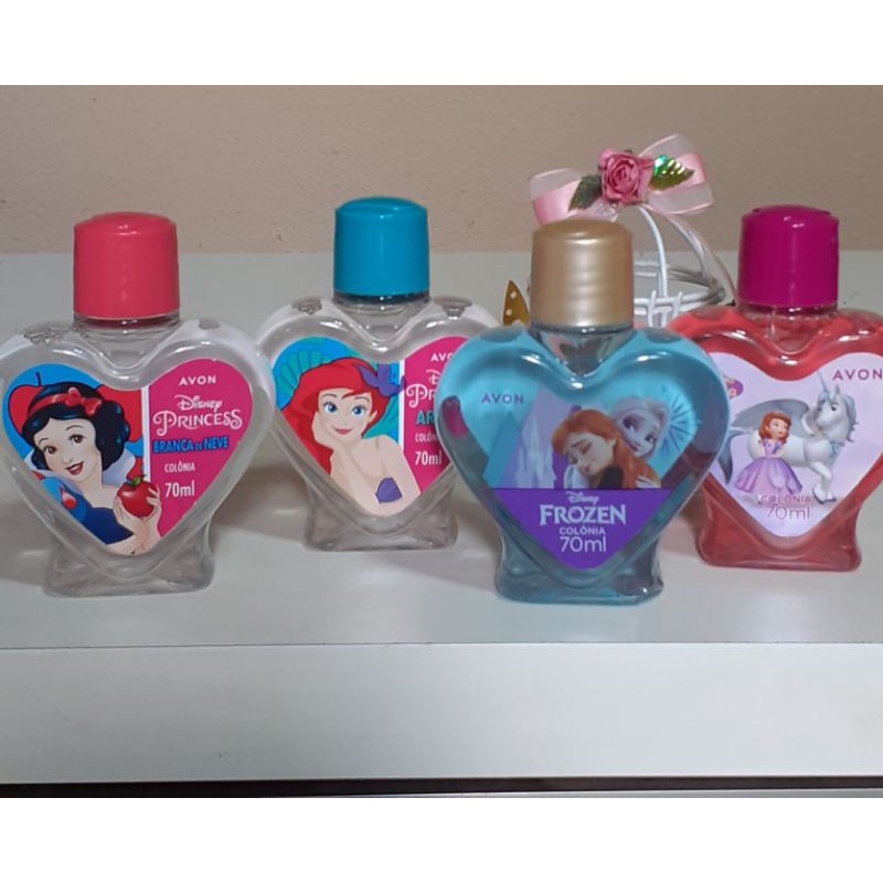 Perfume infantil Disney para meninas 70ml Avon- a escolher | Shopee Brasil