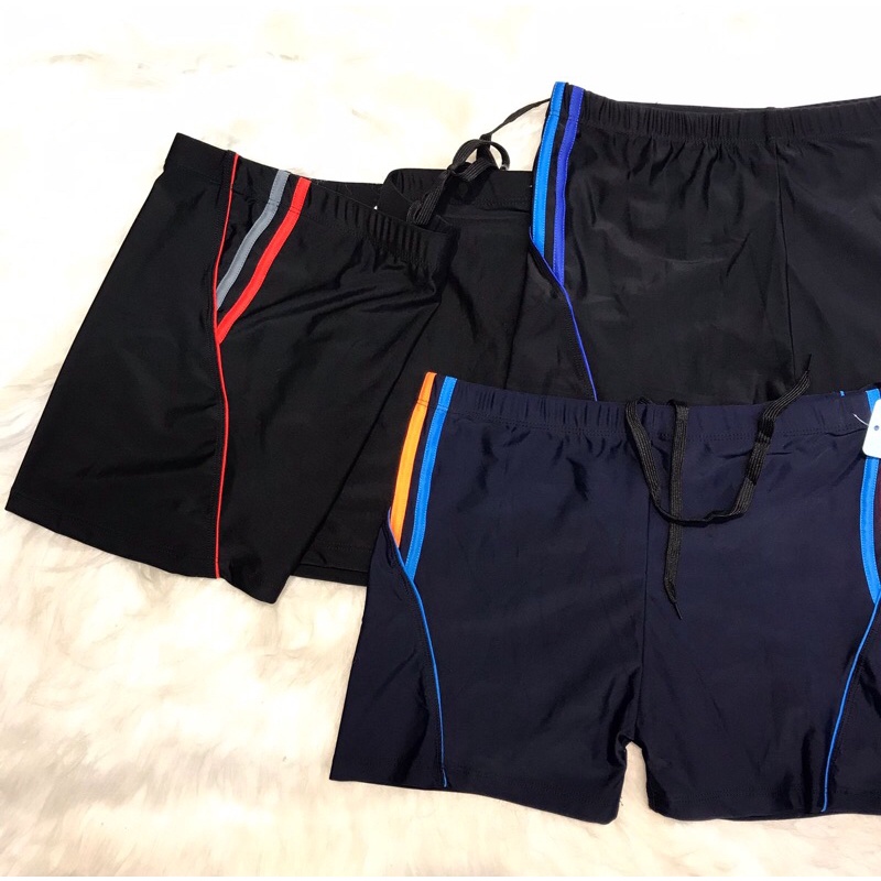 Sunga Box Juvenil/Adulto Lisa Com Detalhes Listrados Cordão/Ajustavél ...