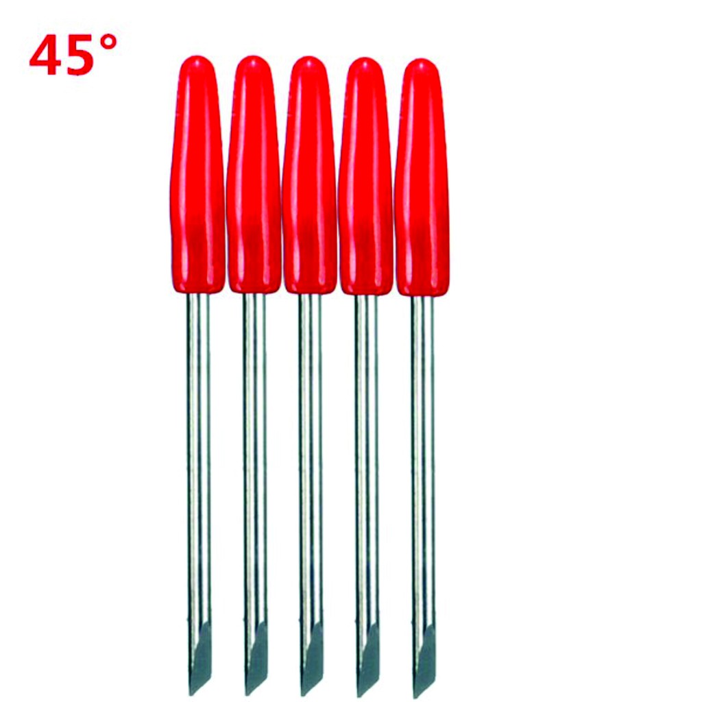 5 Laminas para plotter graphtec cb09 silhouette cameo portrait curio 45º corte em vinil, 5 ...