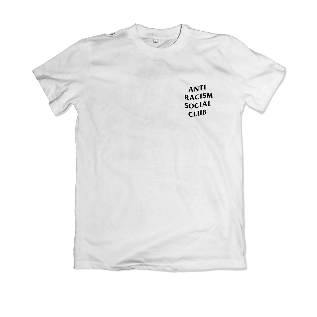 Camiseta Unissex Anti Racism Club Logo Pequena | Shopee Brasil