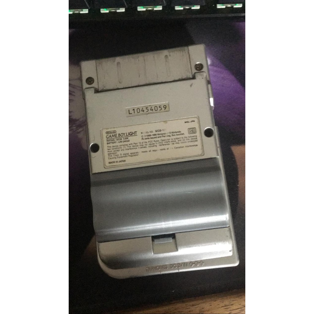 Gameboy with light store