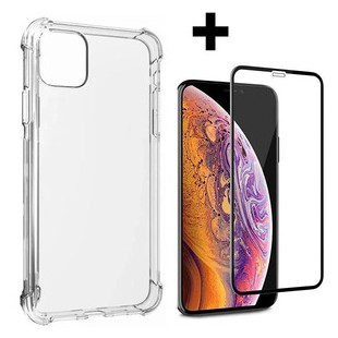 Capa Capinha Transparente Anti Impacto MAIS Película 3D Para IP 6 7 8 Plus XR /11XS 12 Pro Mini ...