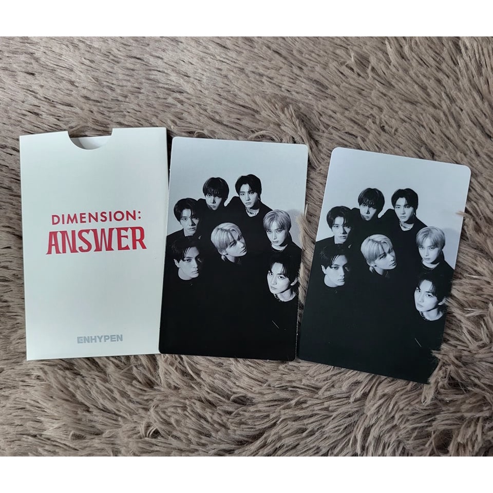Enhypen Dimensions Answer Weverse Pre order Benefits | Shopee Brasil