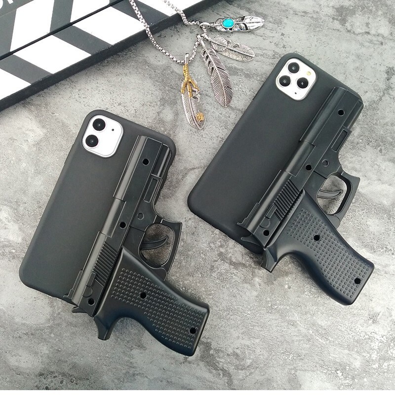 Capa De Telefone De Pistola De Brinquedo Engraçado E Criativa Adequada ...