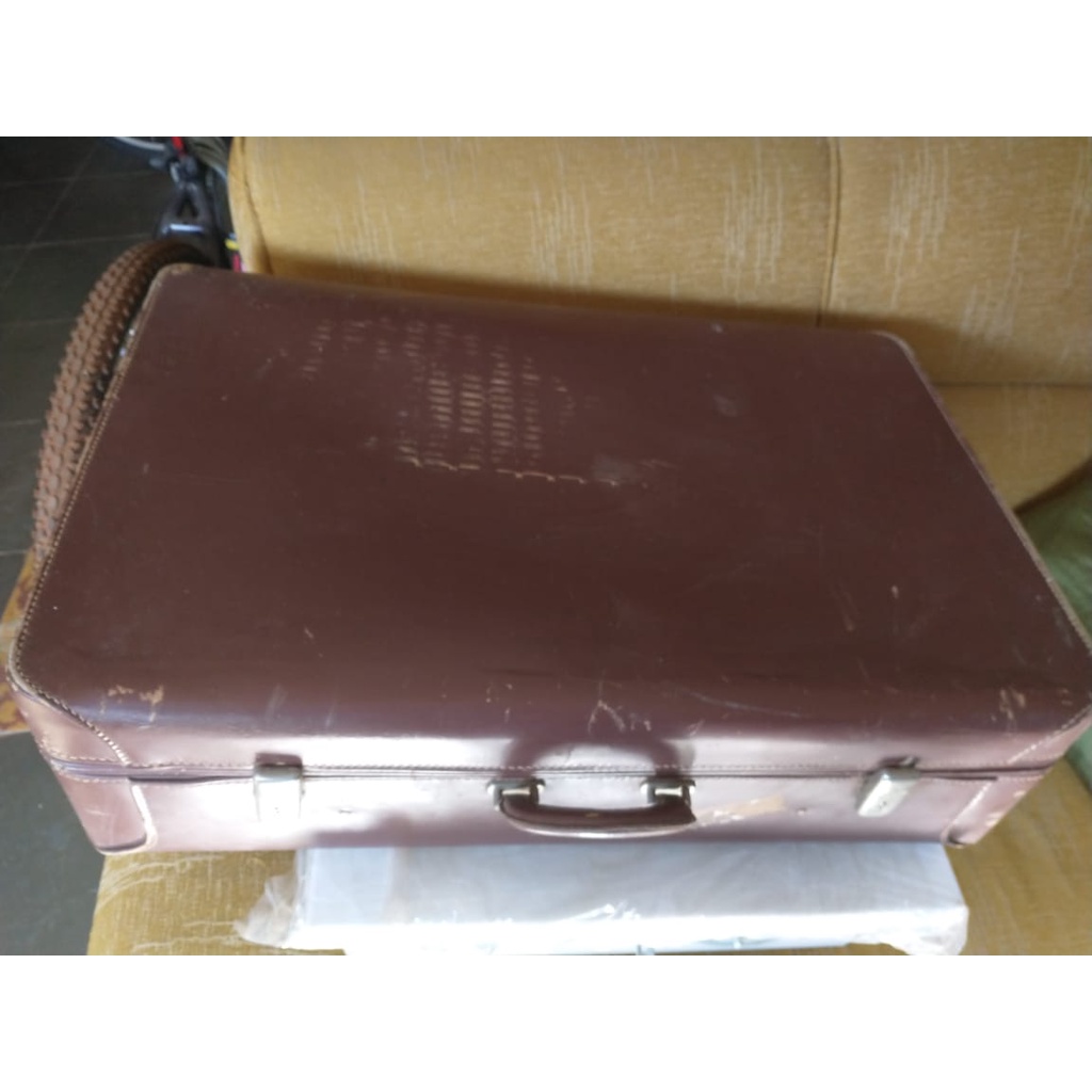 Mala antiga vintage década de 60 | Shopee Brasil