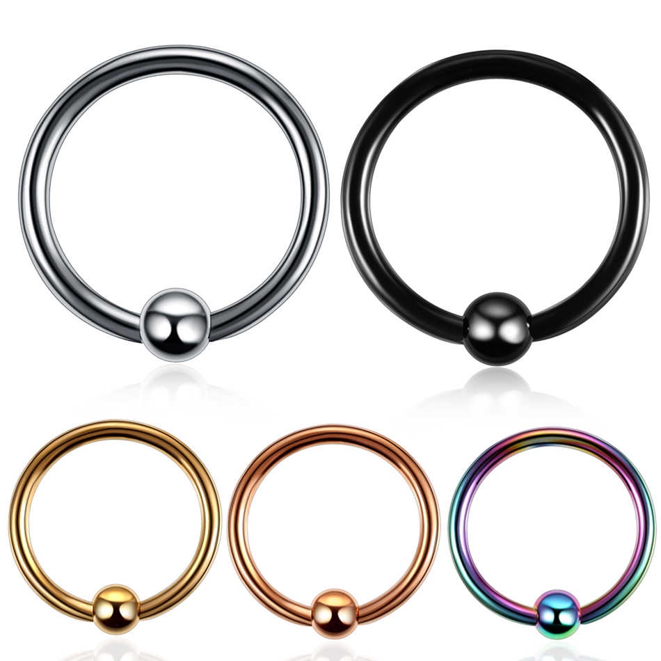 piercing captive mamilo aço 1.6mm x 14mm | Shopee Brasil