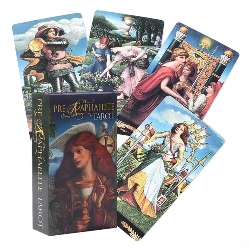 Pre-Raphaelite Tarot Deck Tarô Pre-Rafaelita Baralho de Cartas de ...