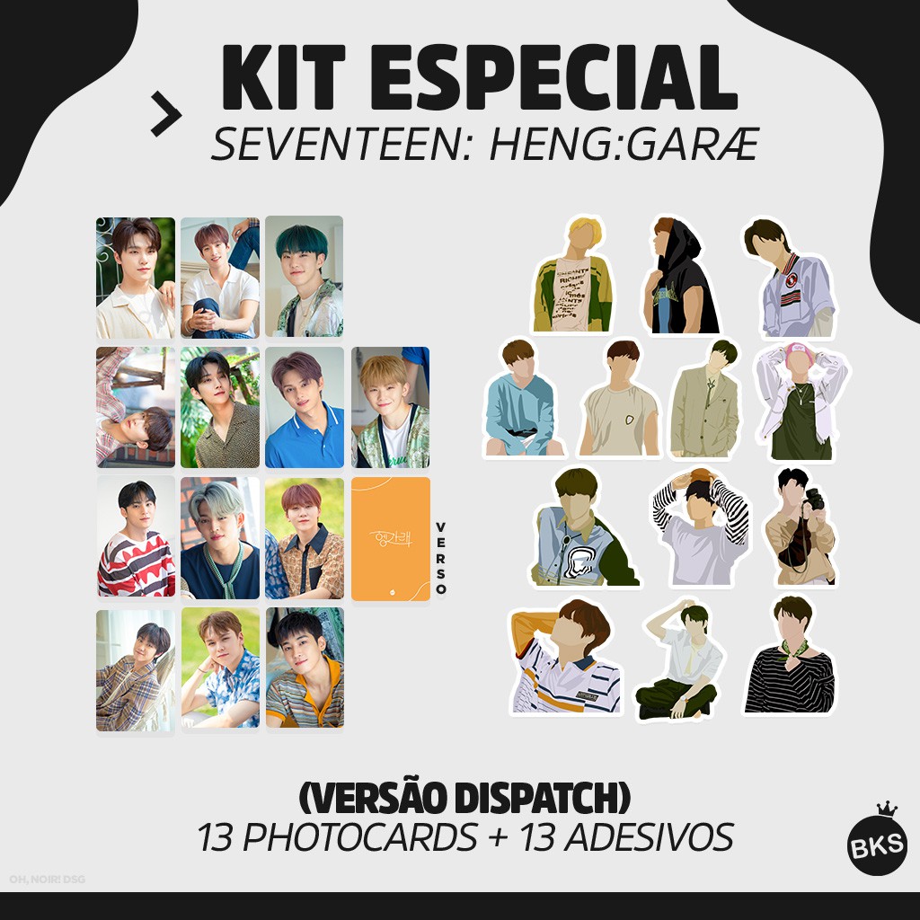 Seventeen - Kit Especial "henggarae" [dispatch Ver.] 13 Photocards + 13 ...