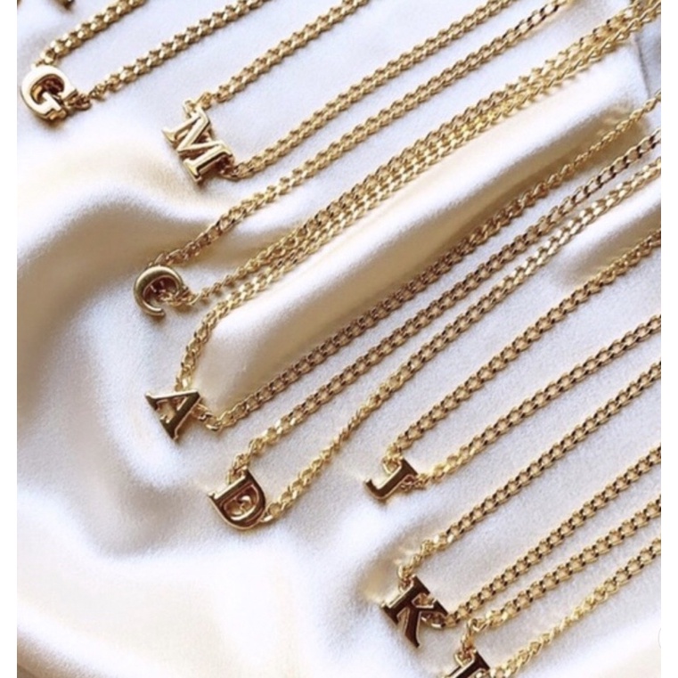 colar letra cordão inicial | Shopee Brasil