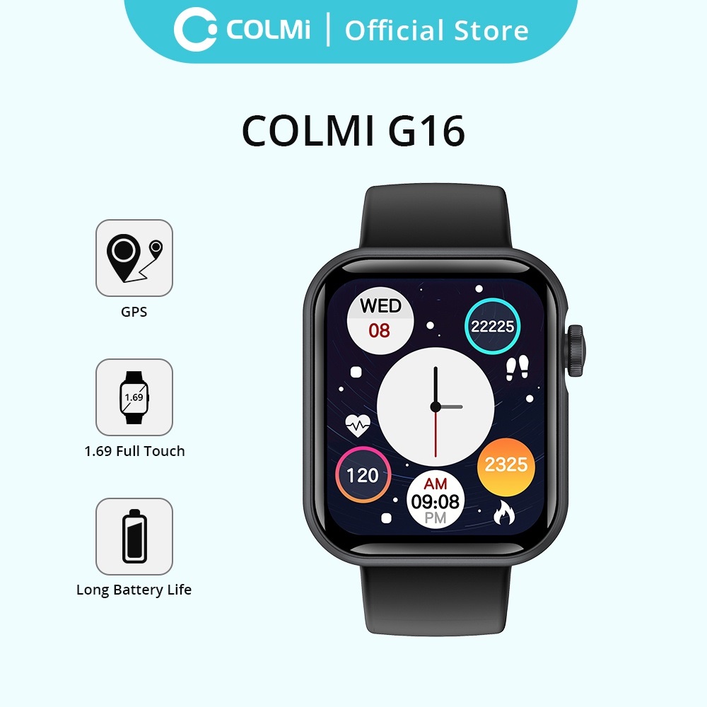 Smartwatch GPS COLMI G16 [Lançamento] IP68 À Prova D'água Monitor De ...