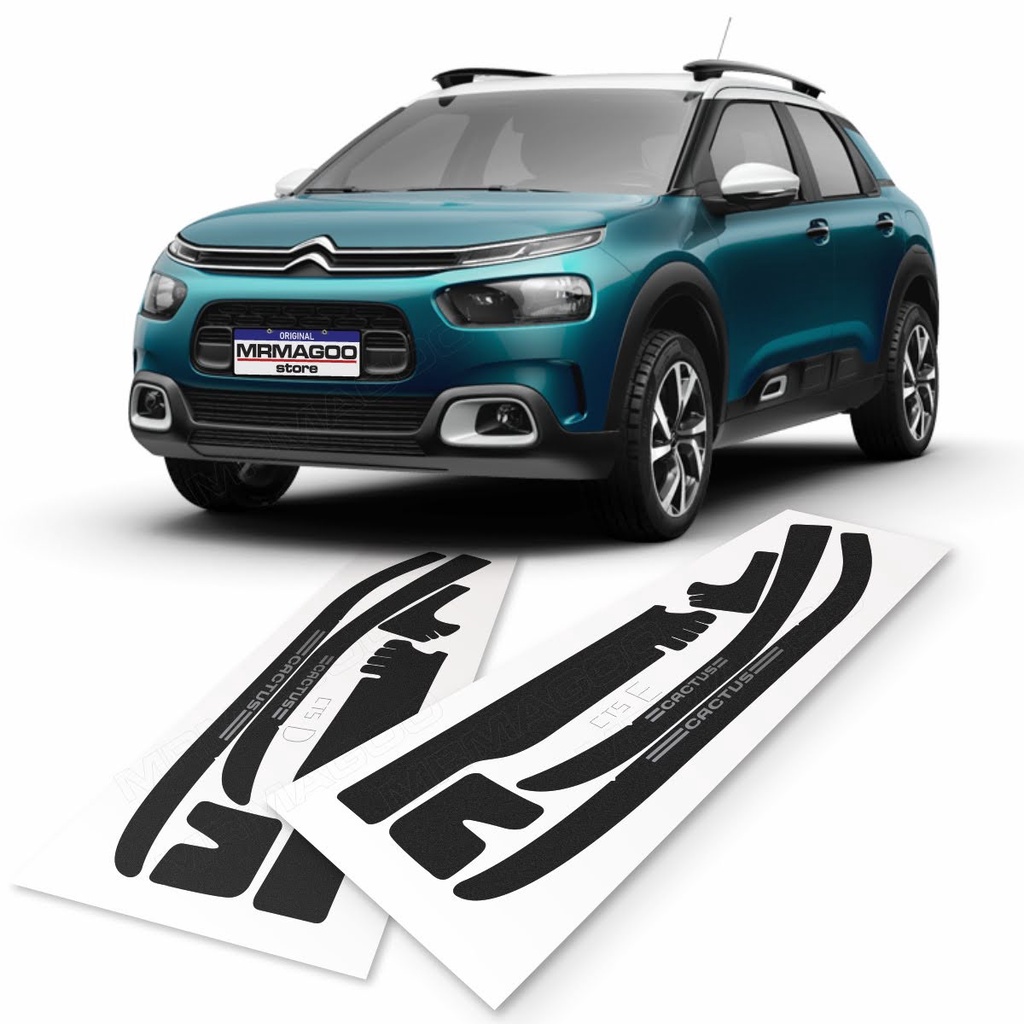 KIT Soleiras Super Protetoras Citroen C4 CACTUS + Interno da Mala ...