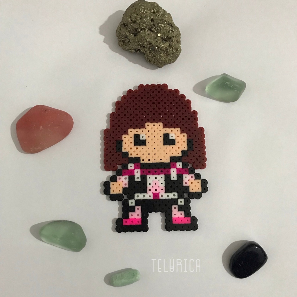 Uraraka (Boku no Hero) - Adesivo de Parede em Pixel Art | Shopee Brasil