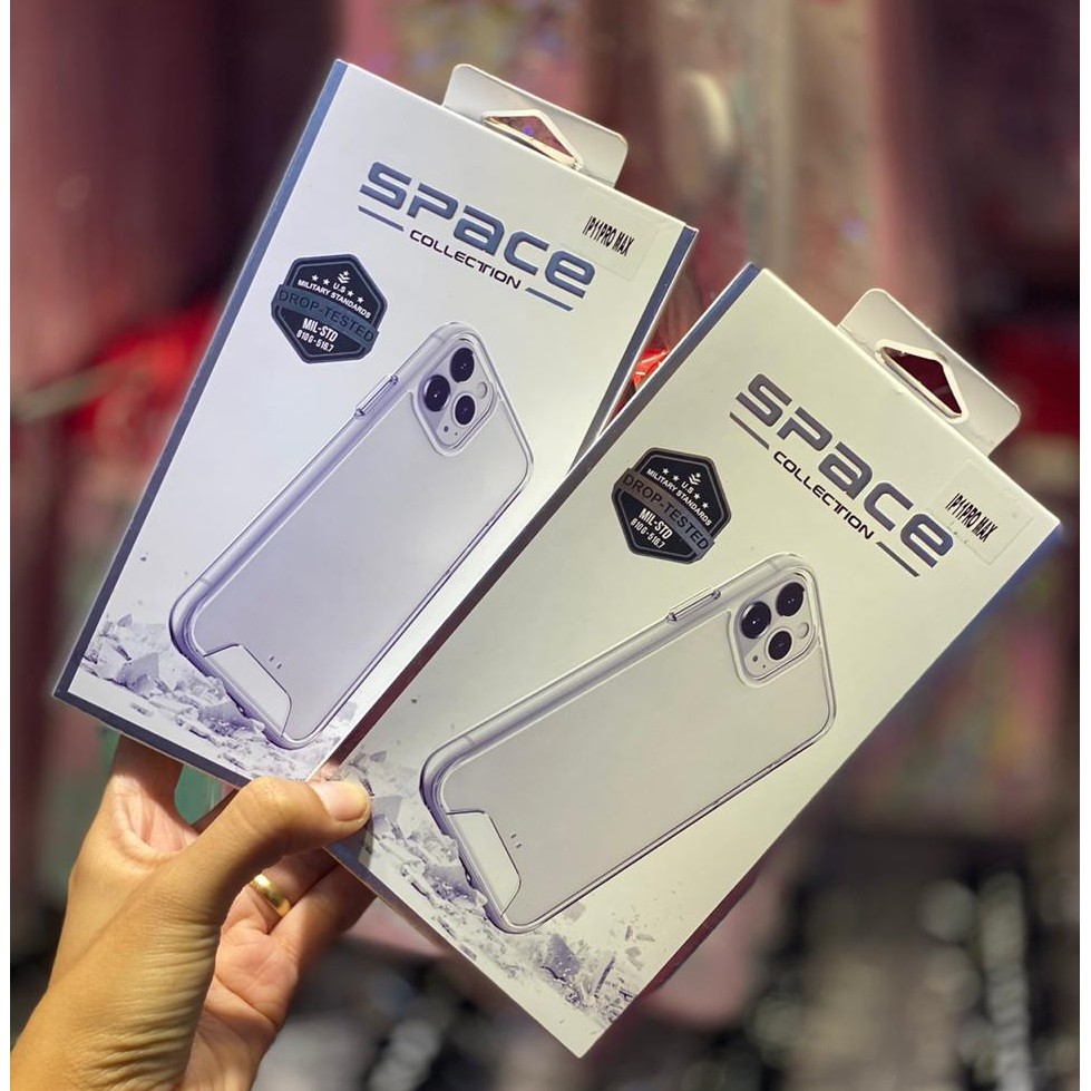 Capa space collection /Capa Transparente Space Anti Impacto * iPhone * (não amarela) - Escorrega ...