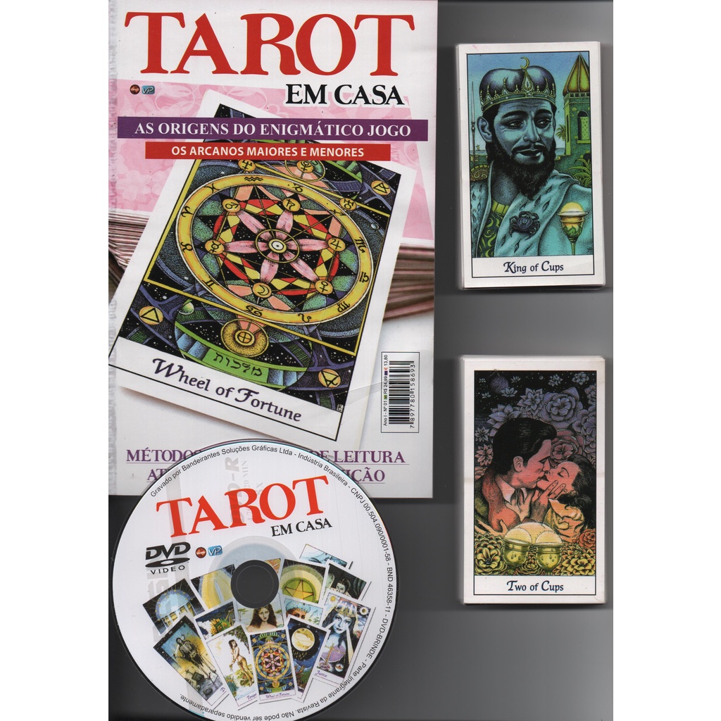 Tarot em Casa - Acompanha 78 Cartas e DVD Os Arcanos Maiores e Menores ...