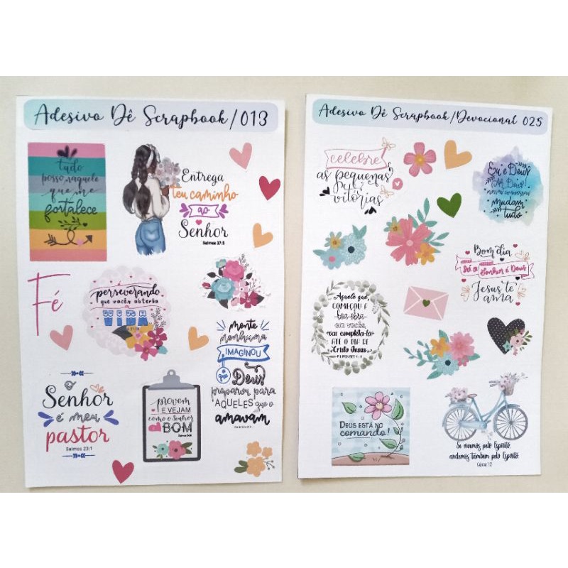 kit Adesivo Transparente Devocional 13 e 025, para bíblia, Bible ...