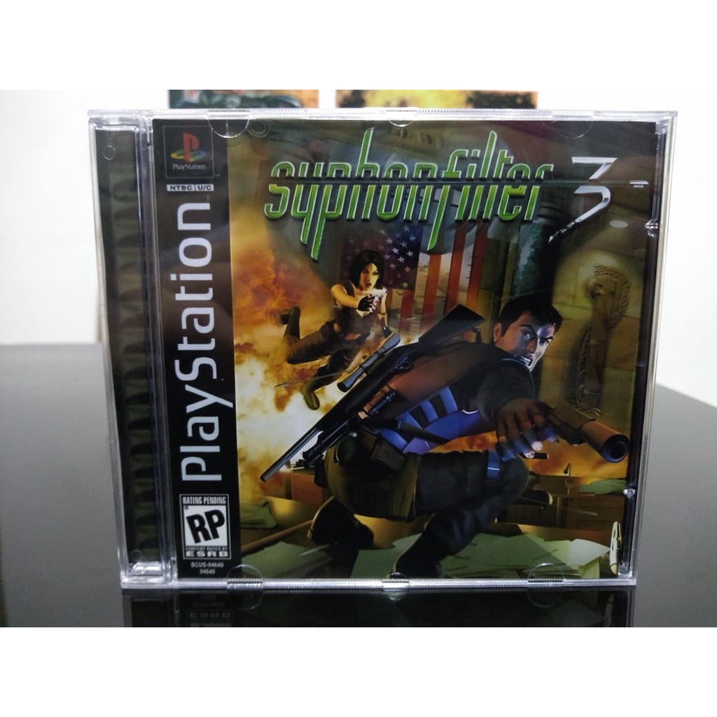 Syphon Filter 3 (Patch) PS1 - Midia Preta - Escorrega o Preço