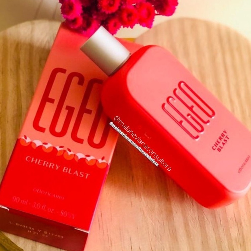 Egeo Cherry Blast Desodorante Colônia 90ml O Boticário Lançamento ...