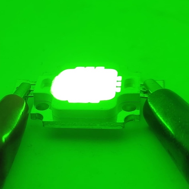 5 x super power led 10w iluminação VERDE para luminárias de aquário ...