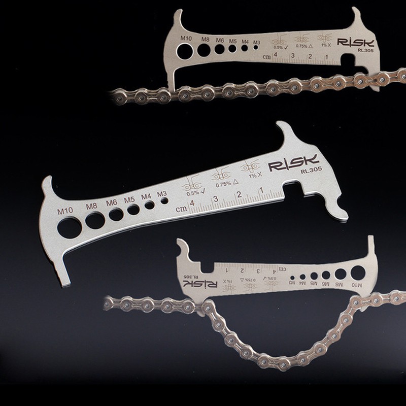 Chain measuring device Mountain road biking Chain caliper gauge tool ...