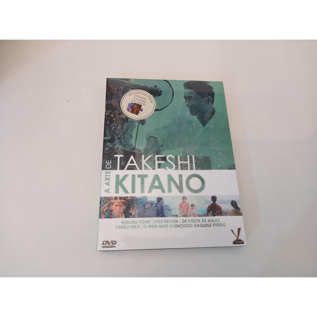 A Arte De Takeshi Kitano - Box Lacrado Com 2 Dvds - 4 Filmes + Cards ...