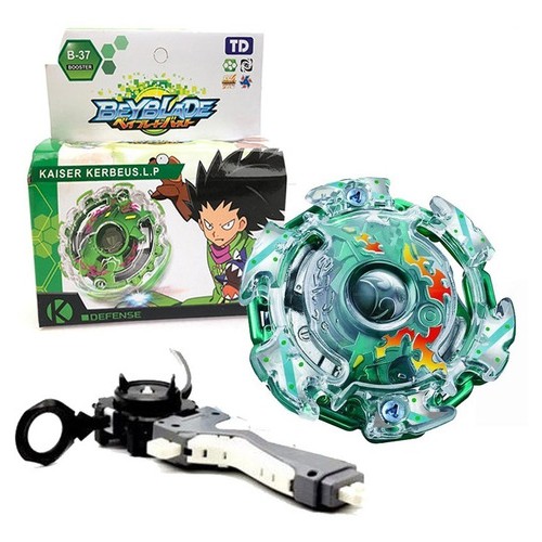Beyblade Burst B-37 Kaiser Kerbeus + Caixa + Lançador + Grip | Shopee ...