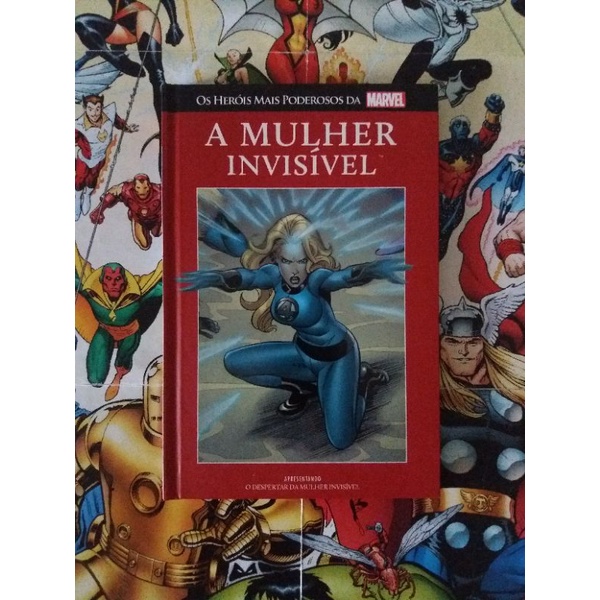 HQ - Os Heróis Mais Poderosos da Marvel: A Mulher Invisível #16 Salvat Capa Vermelha ...