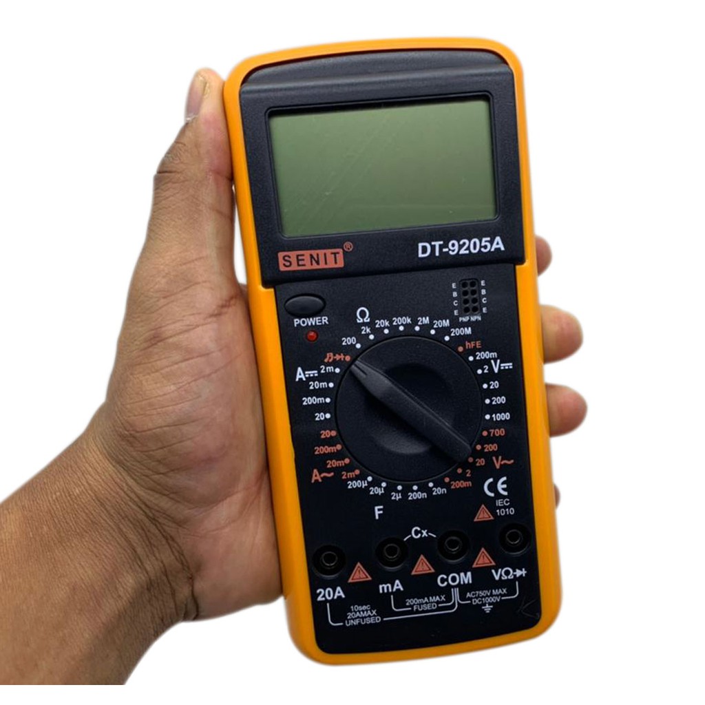 Multímetro Digital 32 funções 1000V 10A Medição De Tensão Dcv Acv Dca ...