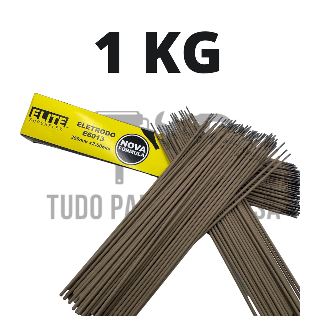 Eletrodo 6013 2.5mm 1KG Solda Elétrica Alto Rendimento Serralheiro ...