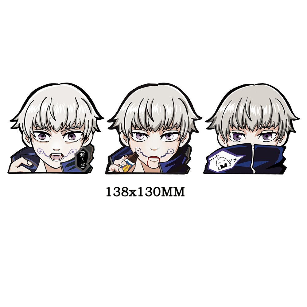 Adesivo holográfico Toge Inumaki jujutsu kaisen 3D movimento anime ...