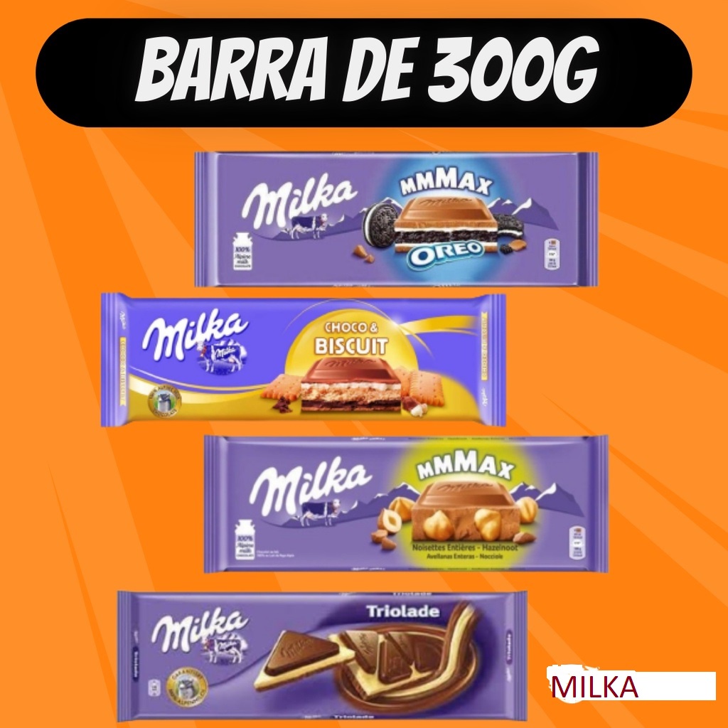 Chocolate Milka MAXX Barra Gigante 270g/300g - Diversos Sabores ...