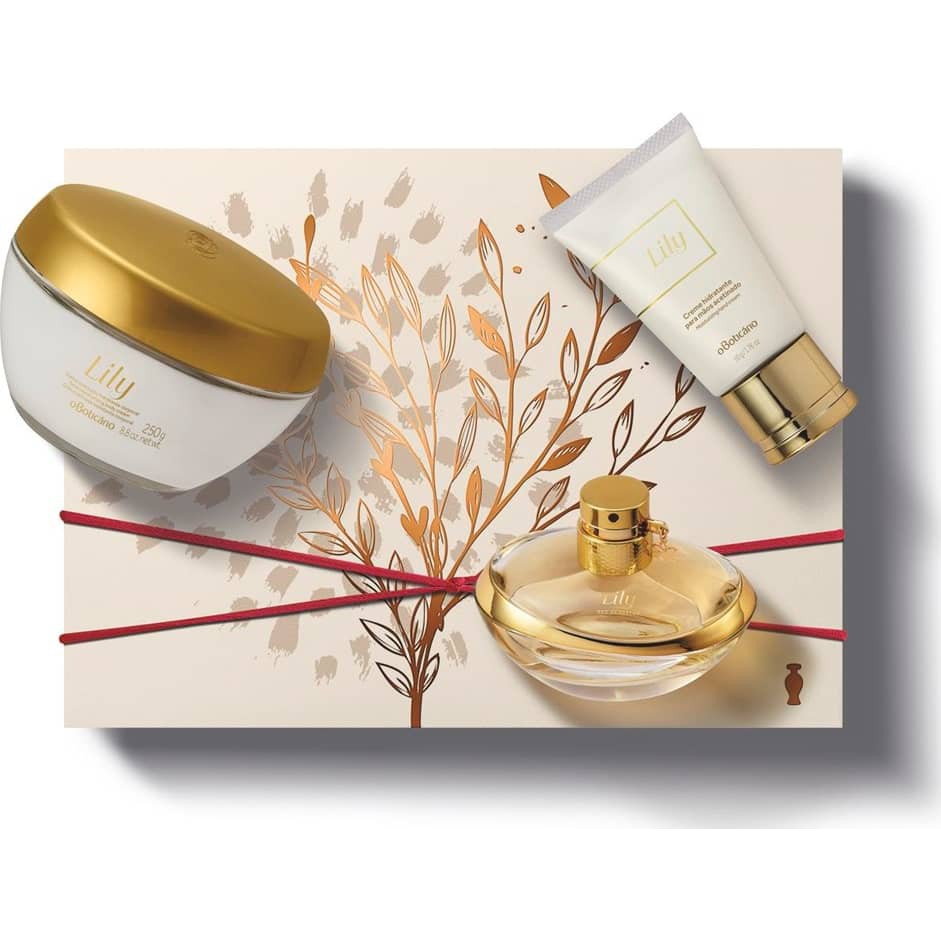 KIT LILY O BOTICÁRIO ORIGINAL LACRADO. | Shopee Brasil