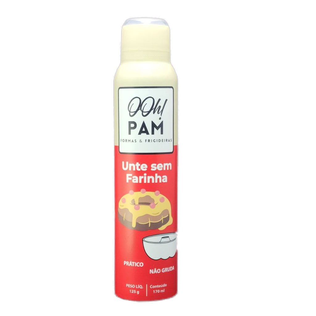Unta Forma - Unte Sem Farinha - OOh! Pam - Desmoldante Spray 170ml ...