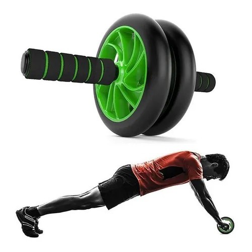 Rolo Roda Exercicios Abdominal Lombar Exercise Wheel + Apoio | Shopee ...