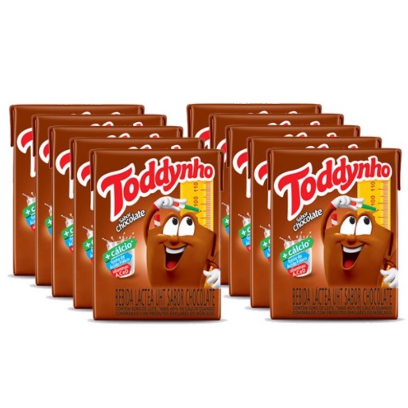 Achocolatado Toddynho 200ml 10 unidades | Shopee Brasil