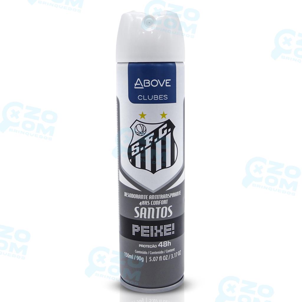 Desodorante Above Clubes Men Santos 150ml | Shopee Brasil