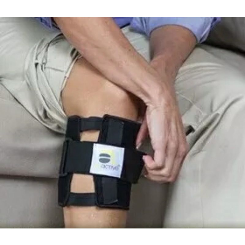 joelheiras Knee Brace Terapia Magnética Pedra Aliviar a Tensão Do Nervo ...