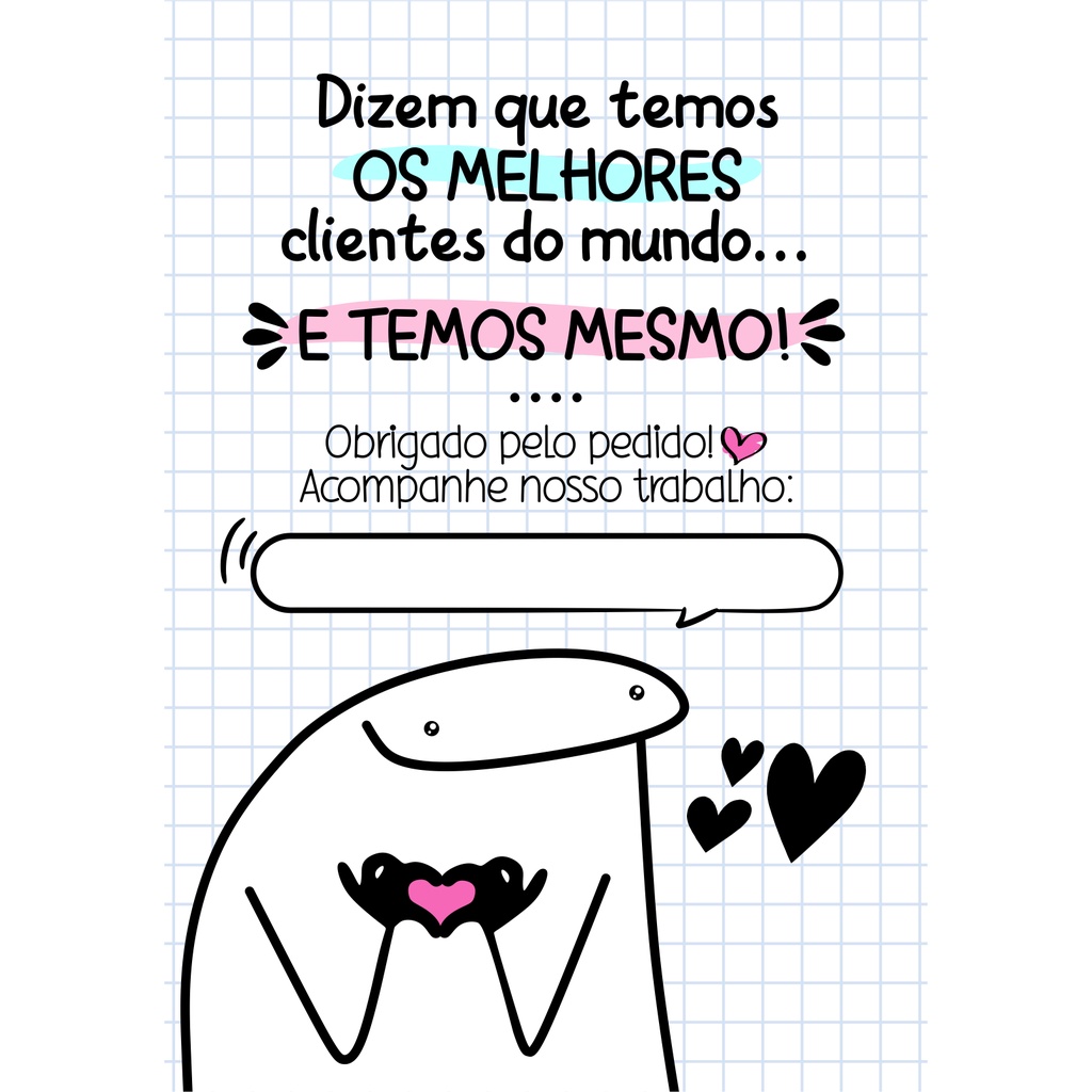 50 Cards de agradecimento-tag para clientes - FLORK | Shopee Brasil