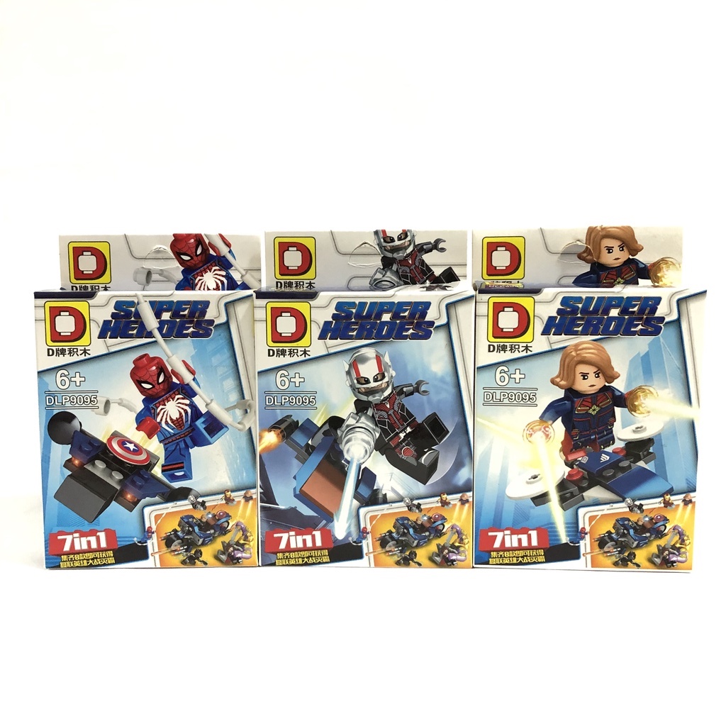 Lego Super Heróis Blocos de Montar Vingadores Boneco Thanos Capitão ...
