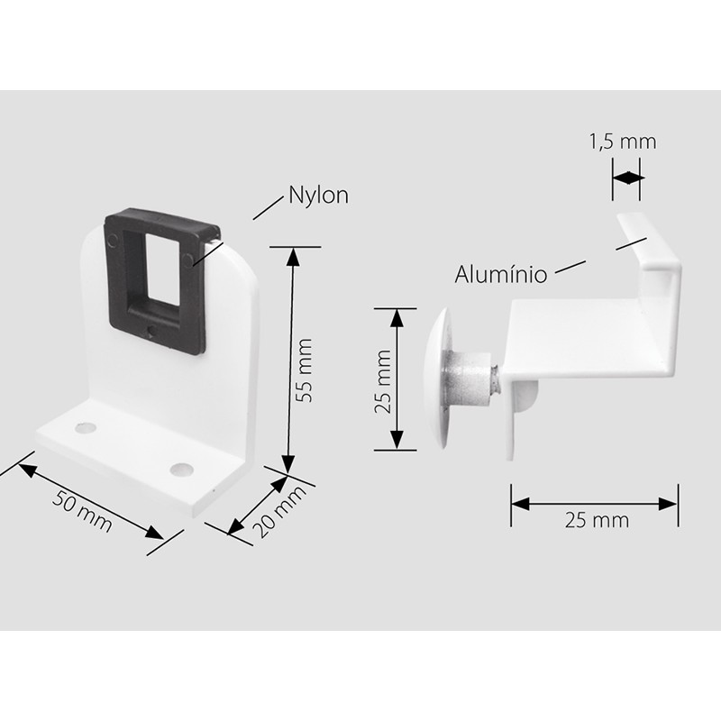 Acessório Vidro Alvenaria P/ Haste Maxim-ar Vidro Temperado | Shopee Brasil